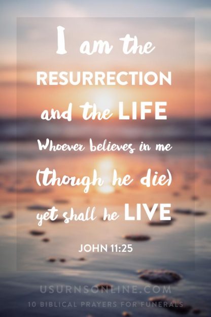 10 Biblical Funeral Prayers for a Christian Funeral Service – US Urns ...