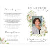 Vintage Floral Frame Funeral Program Template – US Urns Online