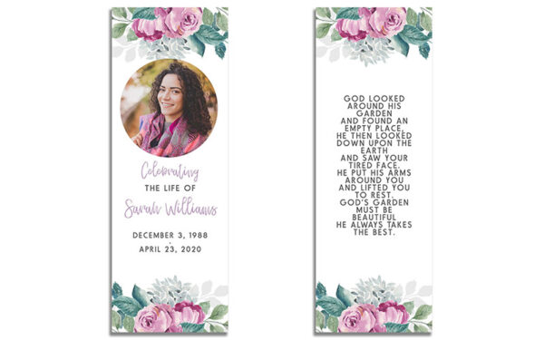 Memorial Bookmarks for Funerals: Examples, Tips, & Templates » US Urns ...