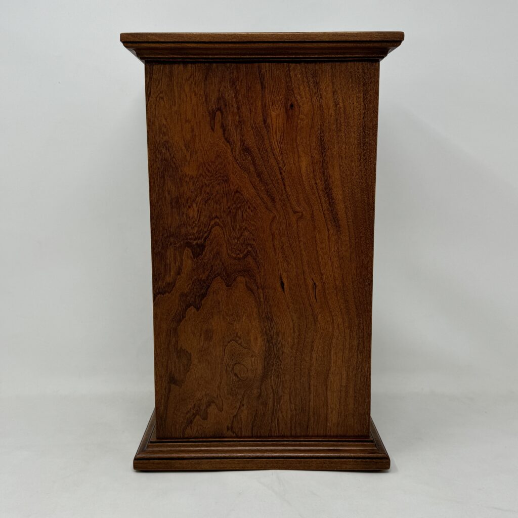 US Navy Military Urn in Carved Cherry Wood – US Urns Online