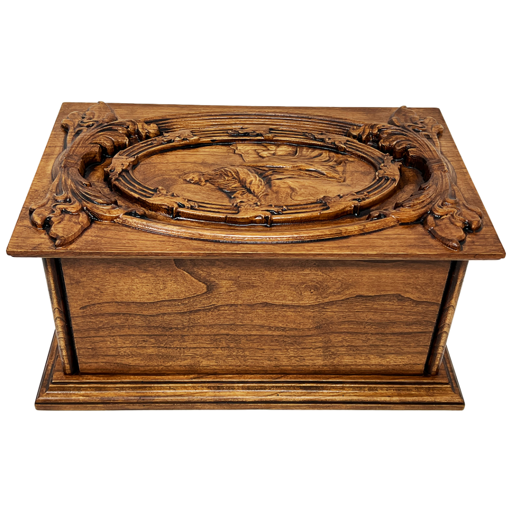 Jesus Praying Carved Christian Cremation Urn – US Urns Online